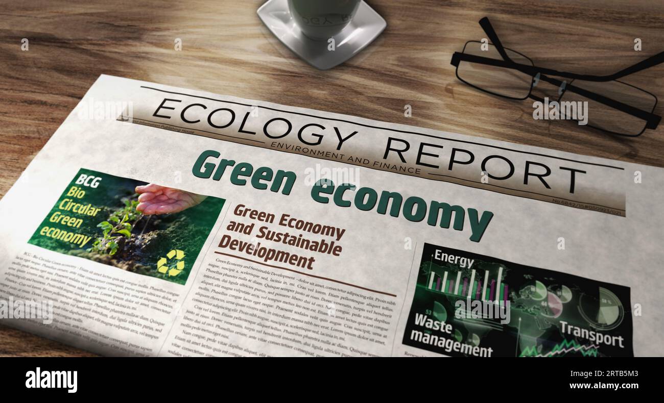 Green economy bio circular and eco friendly economy daily newspaper on ...