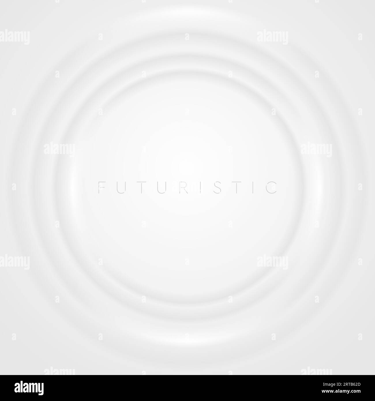 Grey and milk white smooth circles abstract tech graphic design ...