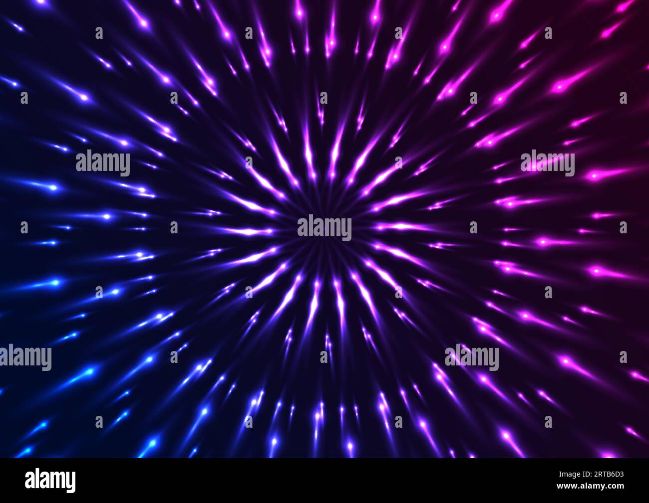 Blue and purple neon glowing laser pattern background. Vector design ...