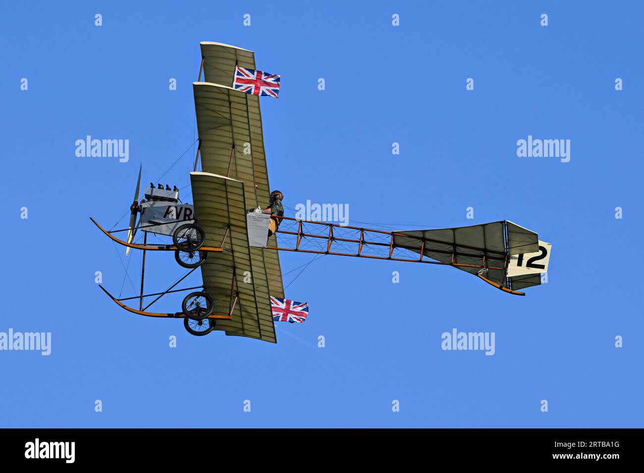 Avro Triplane. Classic vintage Edwardian aircraft Stock Photo - Alamy