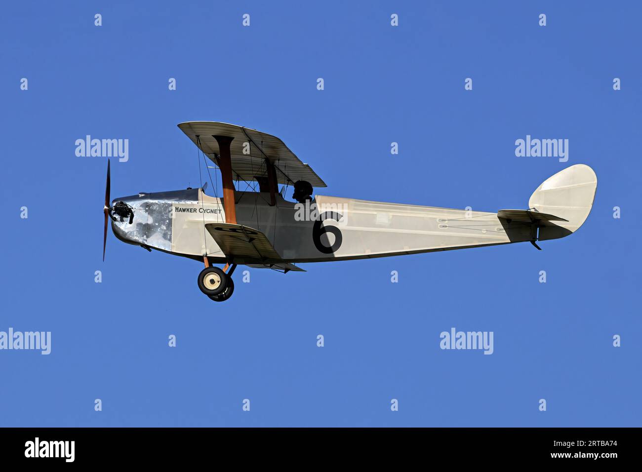 The iconic Hawker Cygnet bi-plane, only two ever built Stock Photo - Alamy