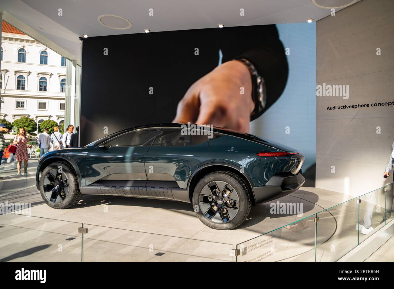 Audi Activesphere concept on display at the IAA Open Space Odeonplatz ...