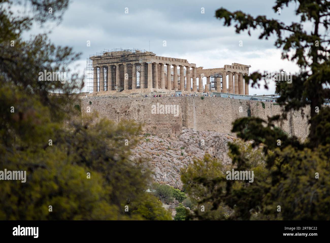 Parthenon and Ancient Acropolis in Athens capital of Greece Stock Photo ...
