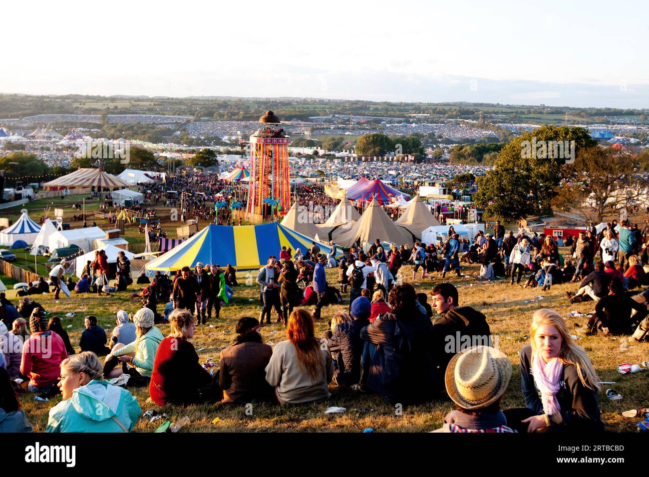 Glastonbury Festival 2011 Stock Photo - Alamy