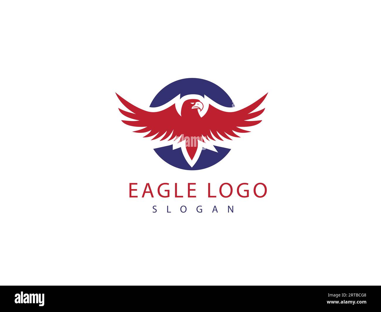 Falcon Eagle Bird Logo Template vector icon Oil, gas and energy logo concept, Majestic Eagle ...