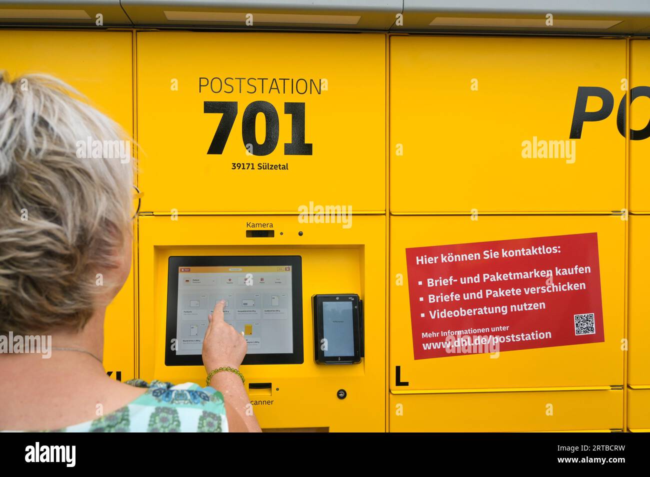 Osterwedding, Germany. 12th Sep, 2023. Saxony-Anhalt's first postal ...