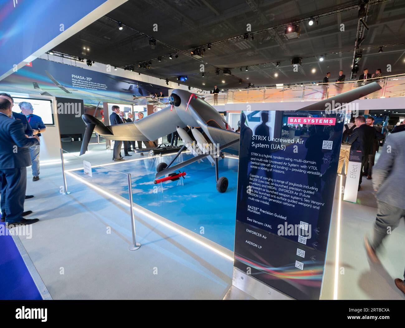 ExCel, London, UK. 12th Sep, 2023. The biennial Defence and Security ...