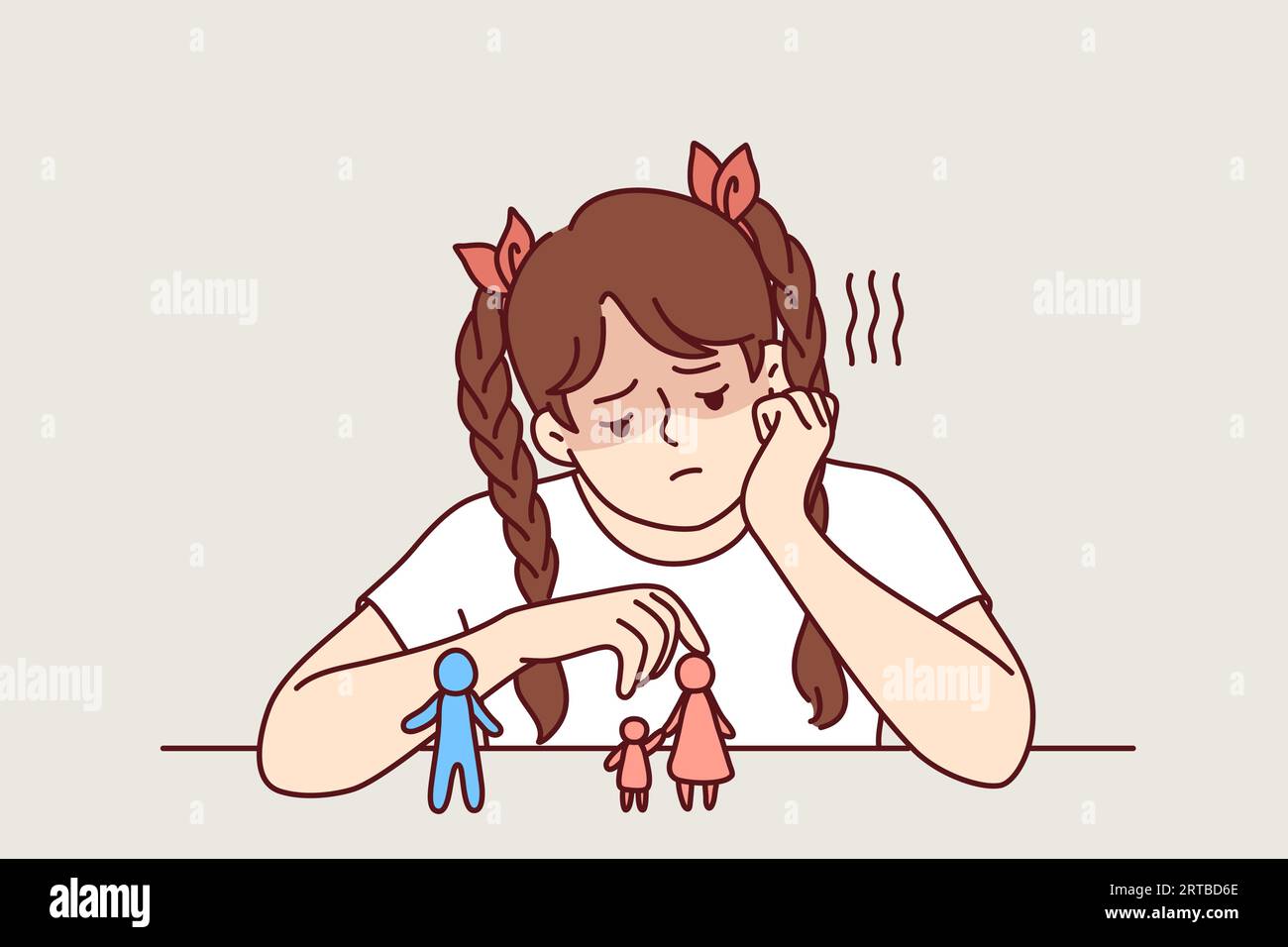 Frustrated teenage orphan girl needs parents or guardians and feels ...