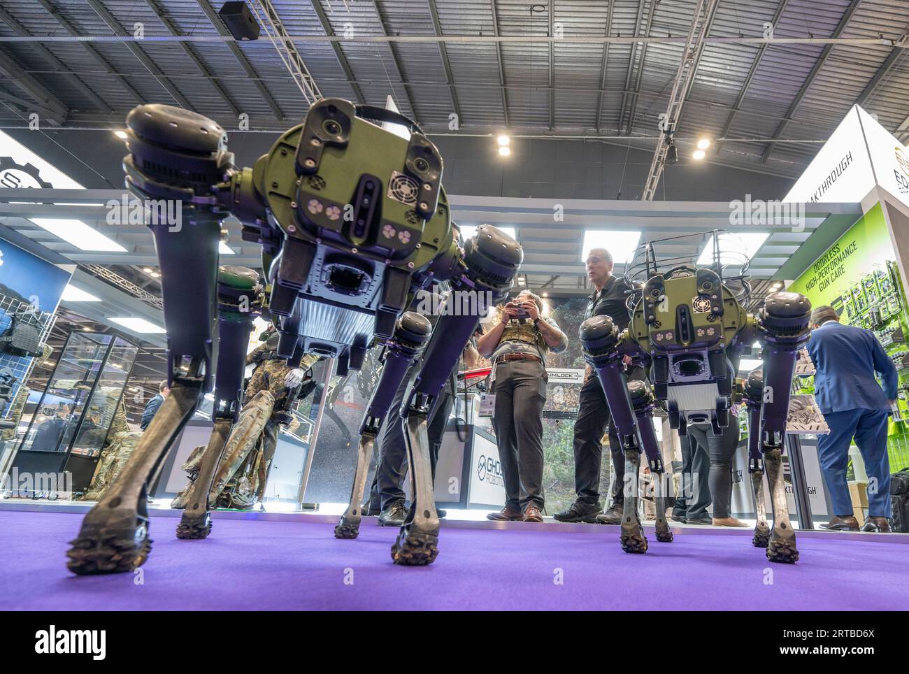 ExCel, London, UK. 12th Sep, 2023. The biennial Defence and Security ...