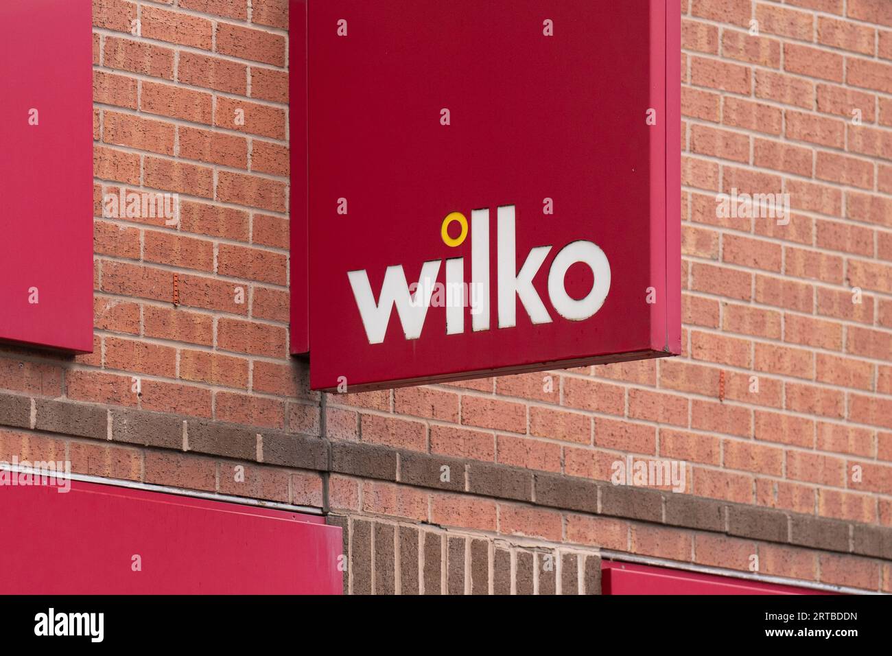 The sign outside Wilko in Brownhills near Walsall, one of the first ...