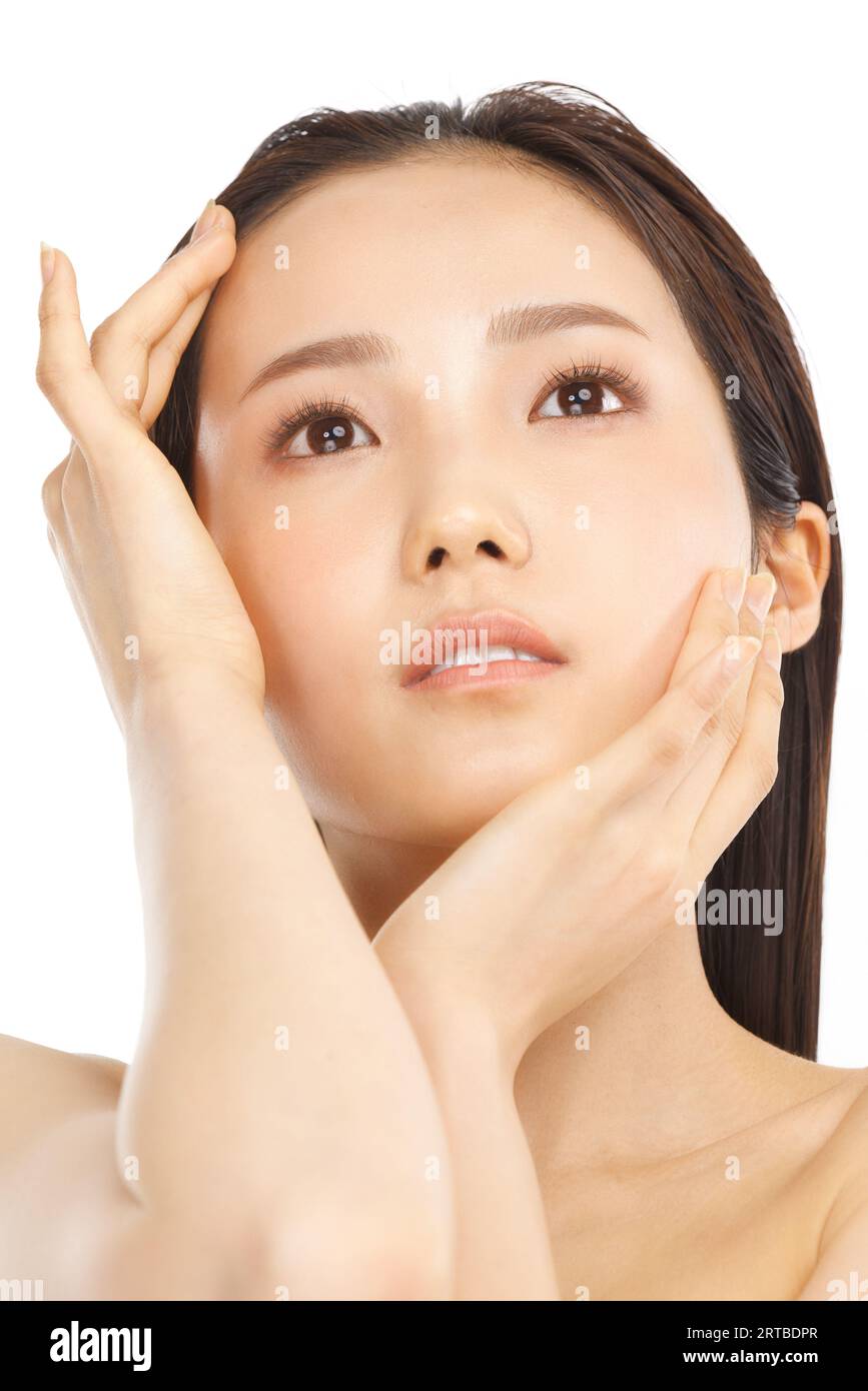 Japanese woman beauty portrait Stock Photo - Alamy