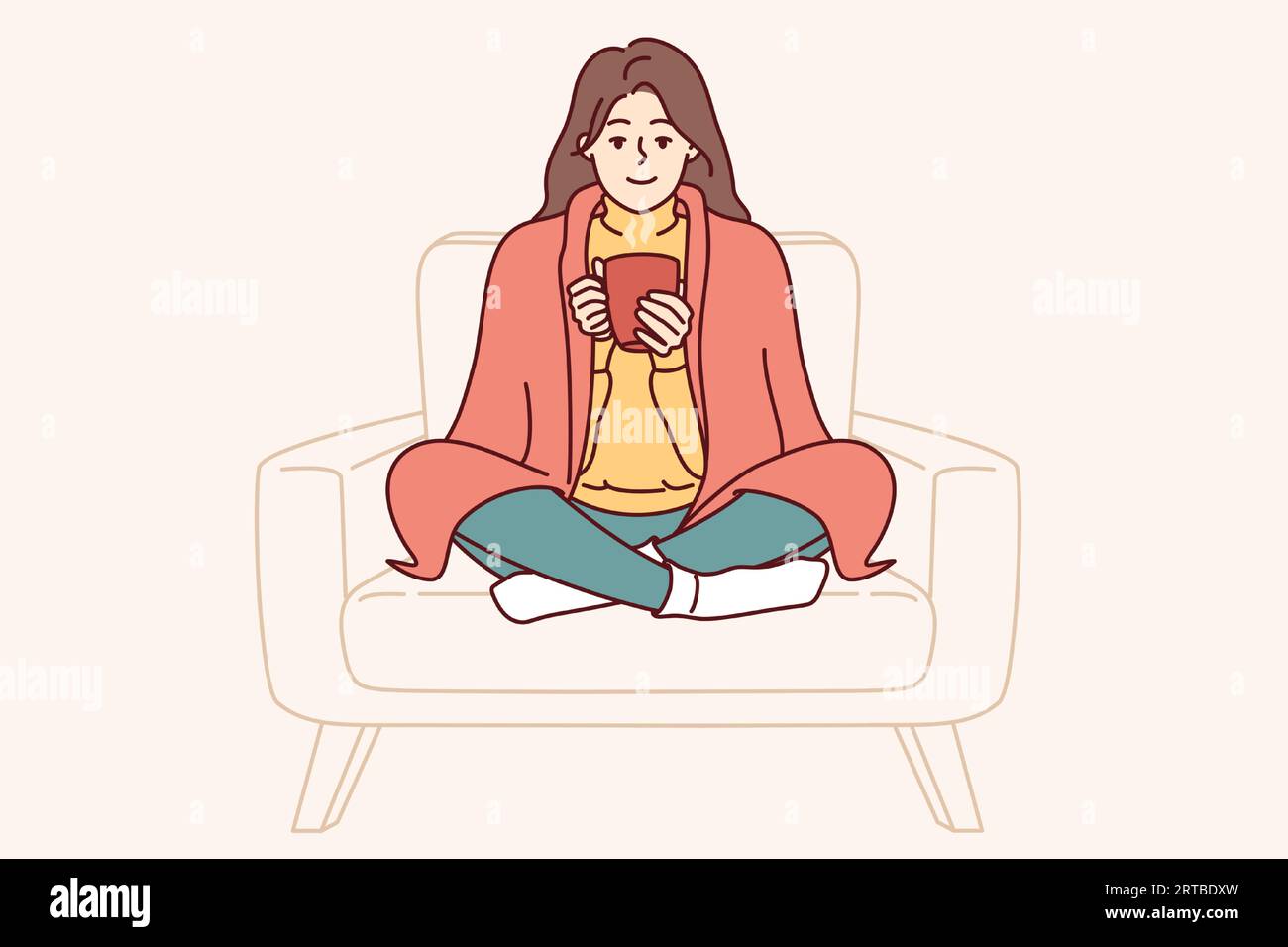 Wrapped up warm Stock Vector Images - Alamy