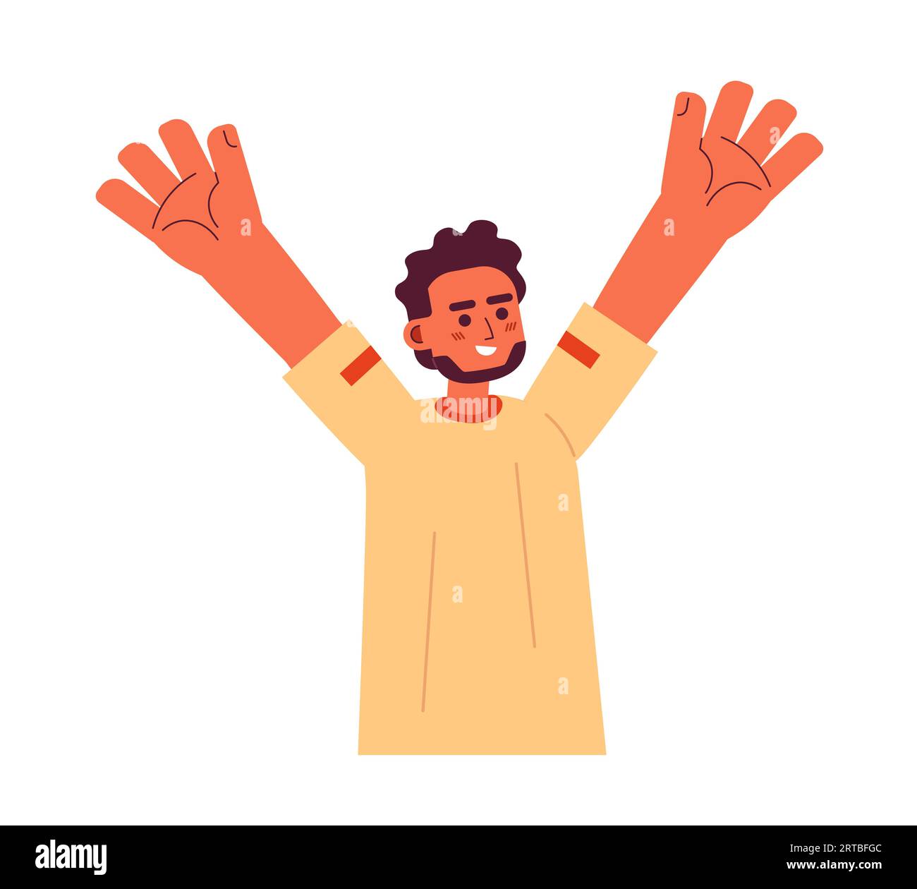 Cartoon of laughing indian man hi-res stock photography and images - Alamy