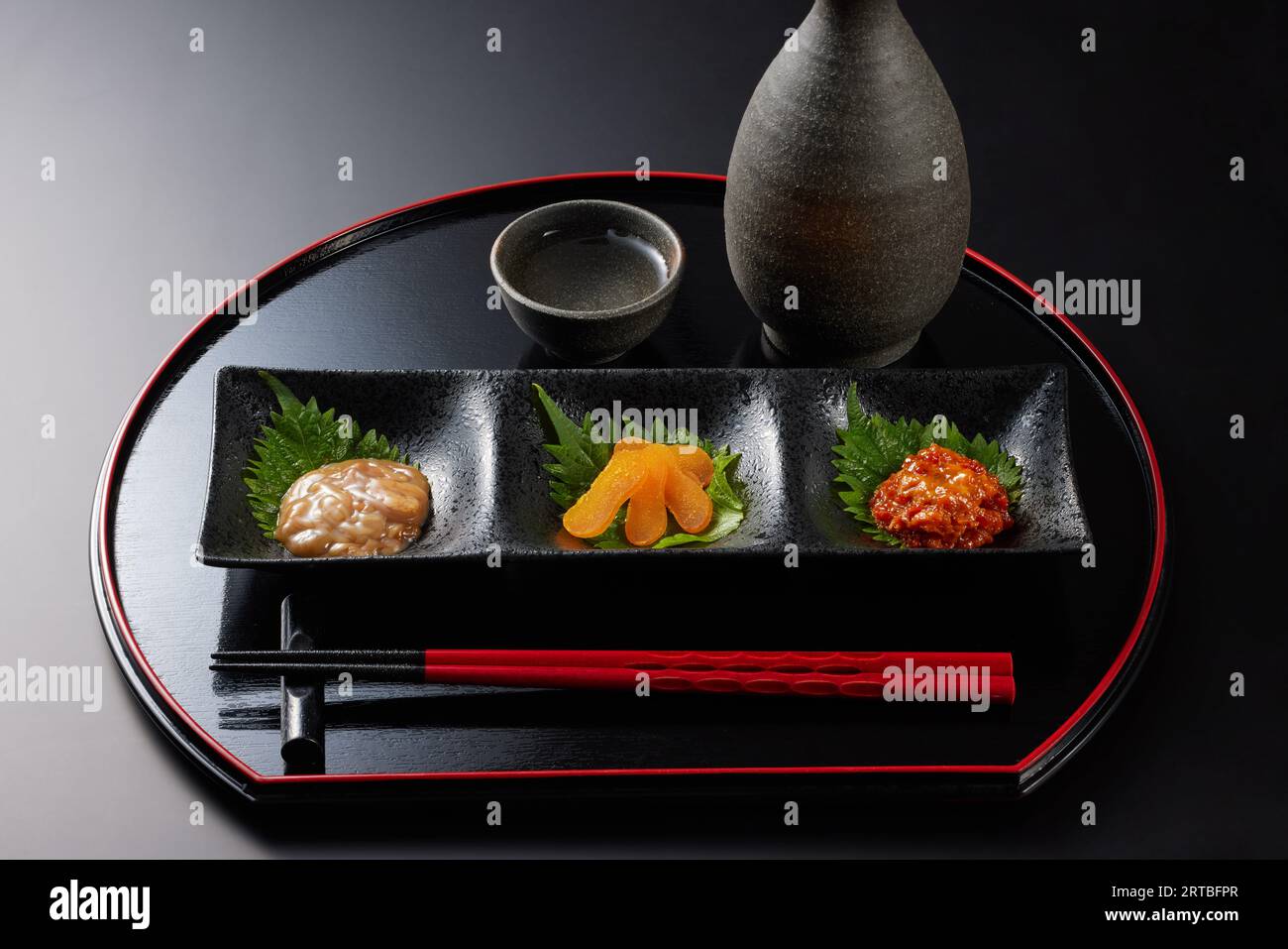 Japanese style appetizers Stock Photo - Alamy