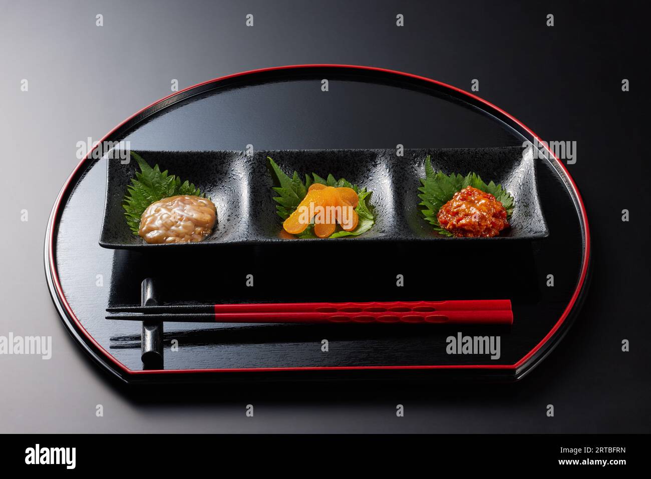 Japanese style appetizers Stock Photo - Alamy