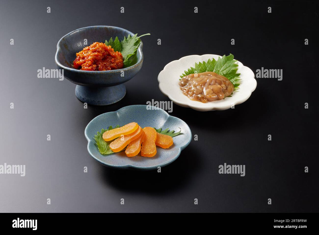 Japanese style appetizers Stock Photo - Alamy