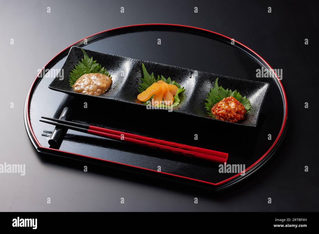Japanese style appetizers Stock Photo - Alamy