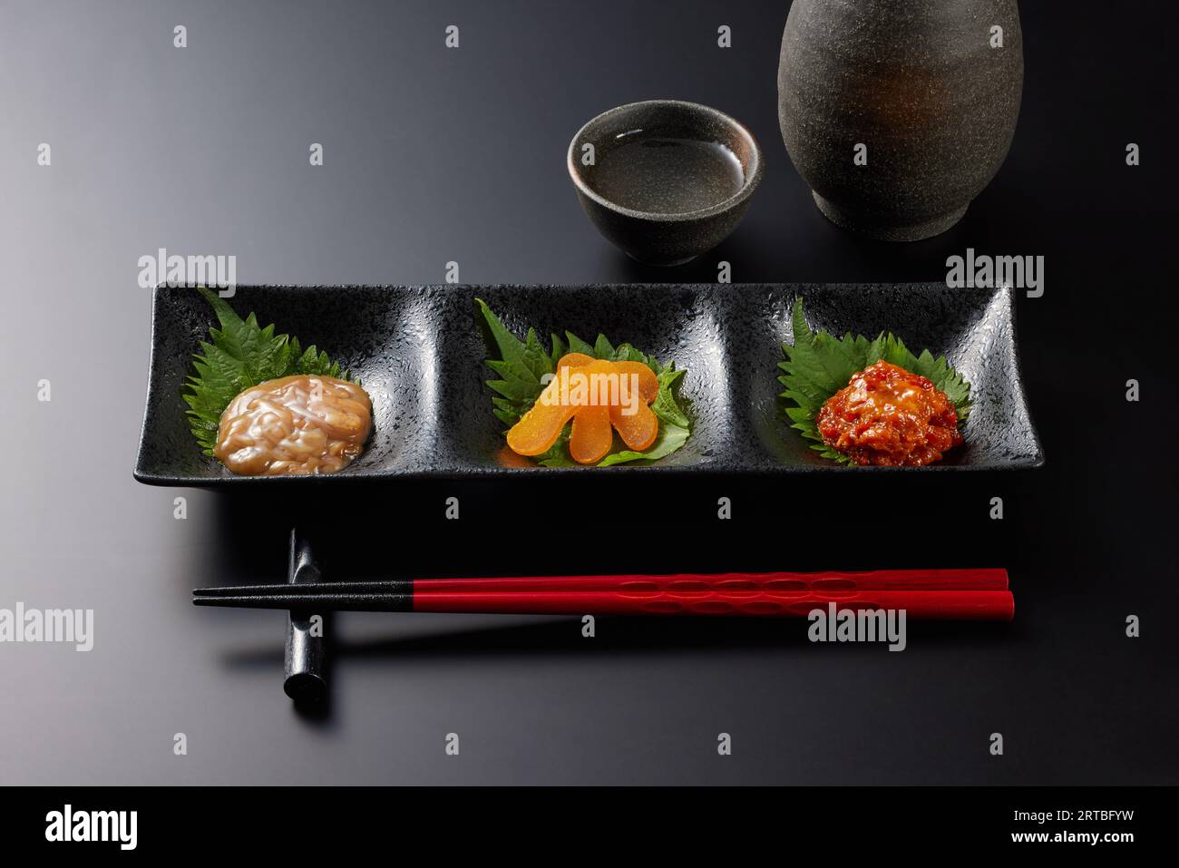 Japanese style appetizers Stock Photo - Alamy