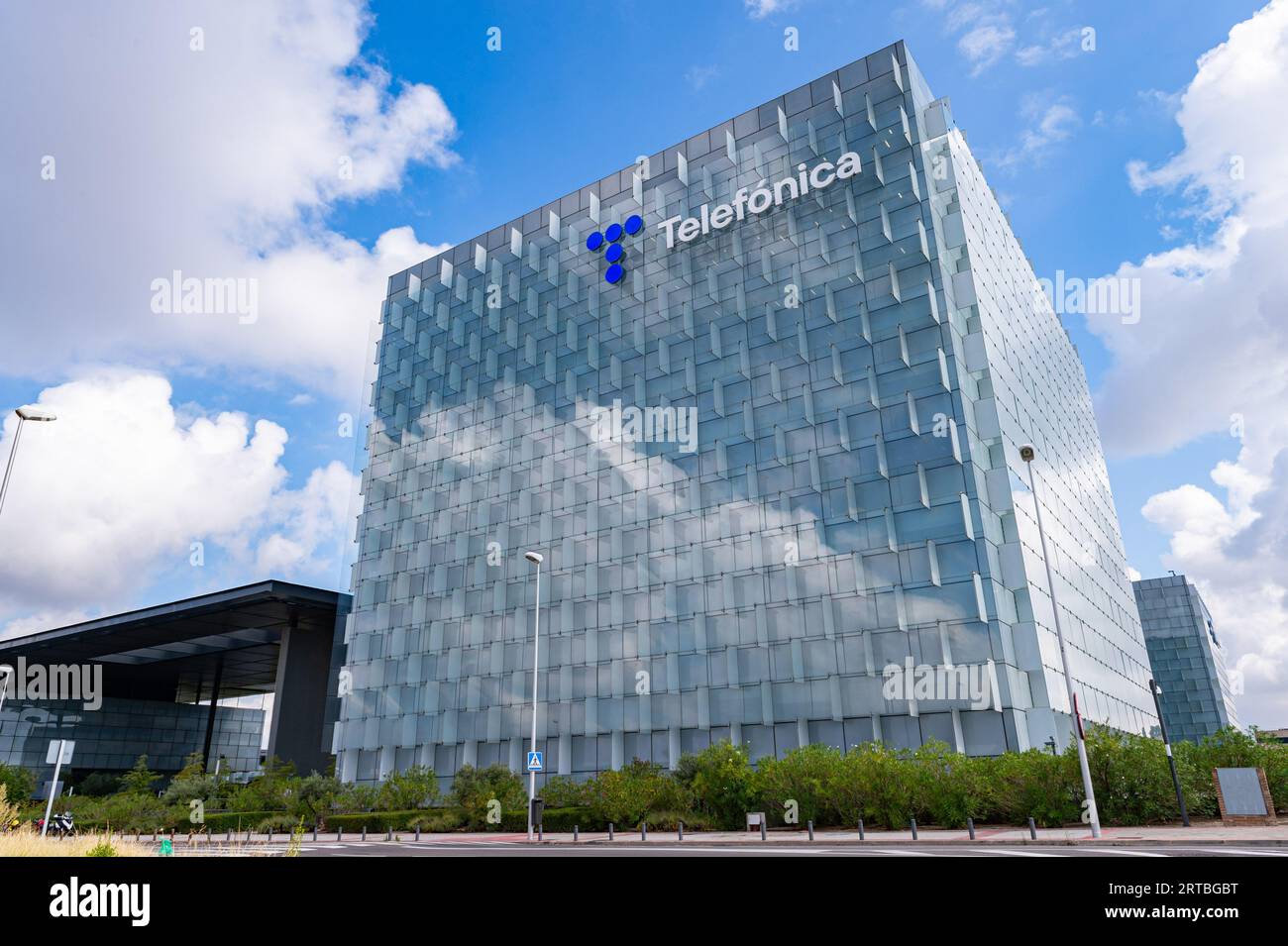 Of the spanish telecommunications company telefonica hi-res stock ...