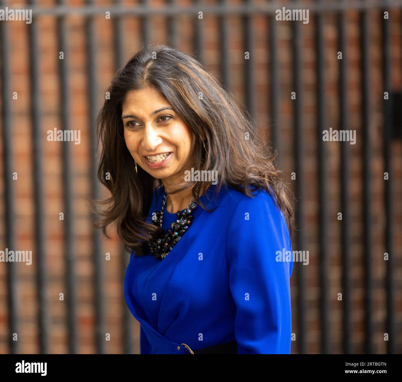 London, UK. 12th Sep, 2023. Suella Braverman, Home Secretary, leaves a ...