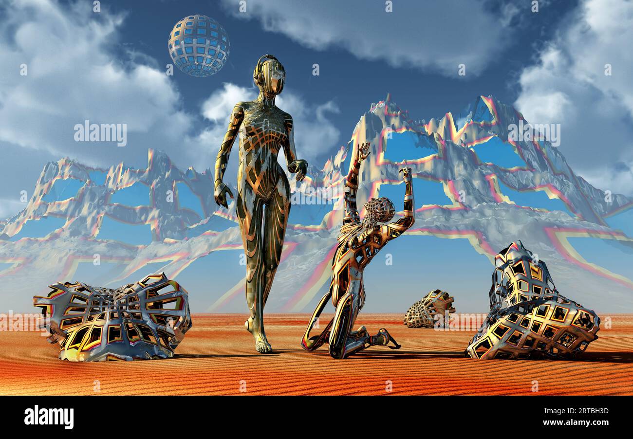 Man & Machines Stock Photo - Alamy