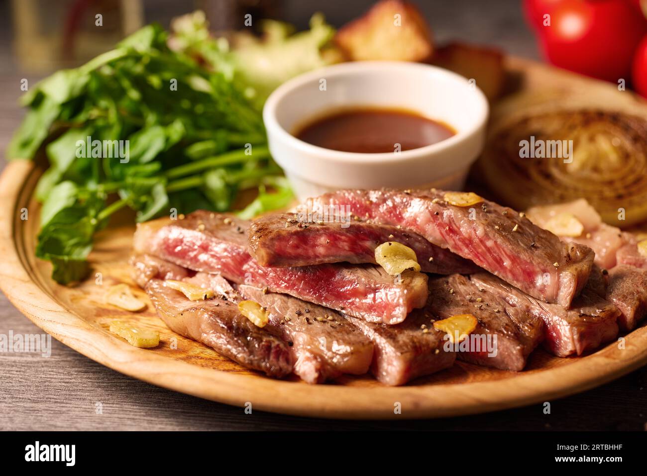 Close up beef steak vegetables hi-res stock photography and images - Alamy