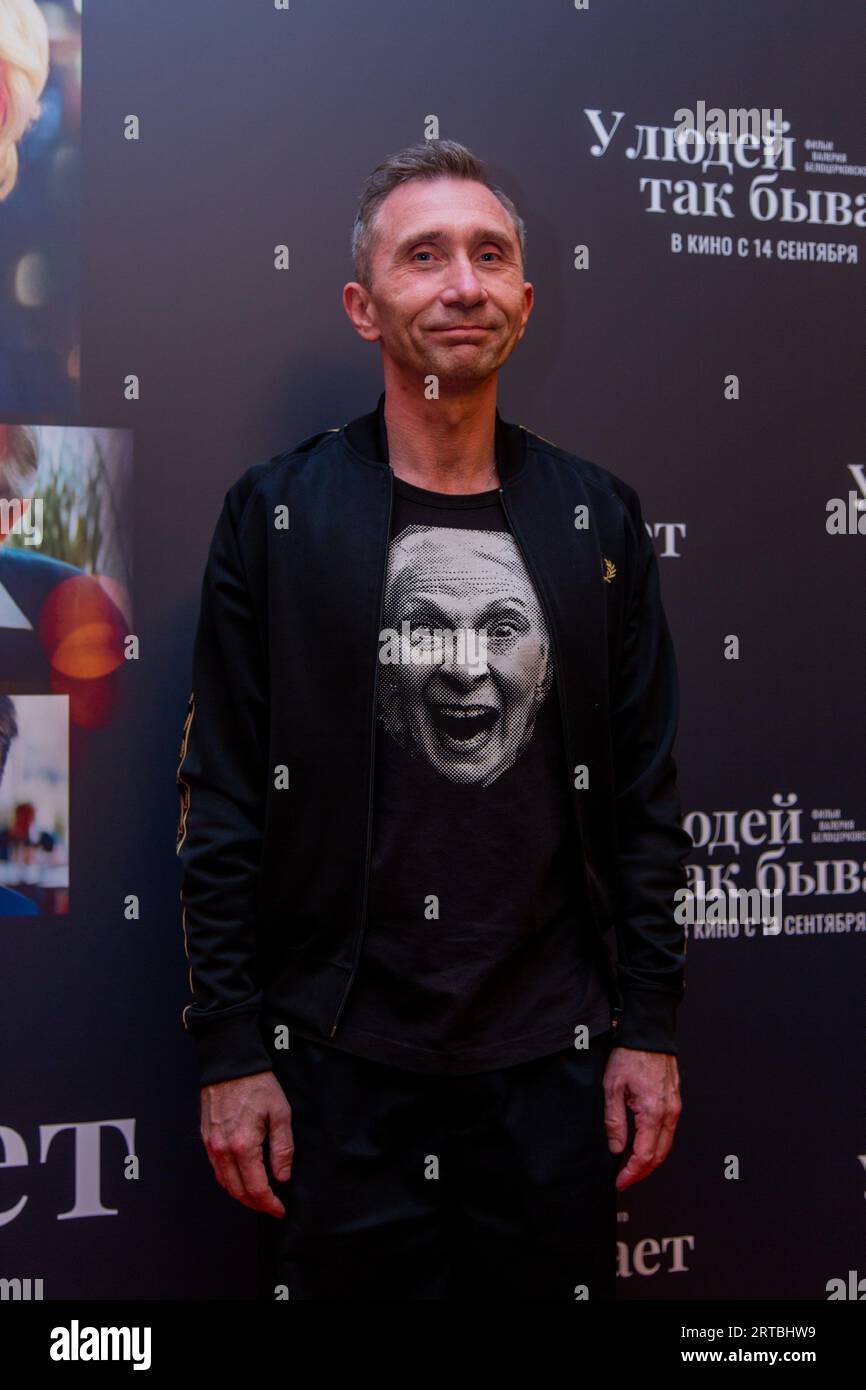 Moscow. Actor Dmitry Grachev at the premiere of the film “It Happens to People.” Stock Photo - Alamy