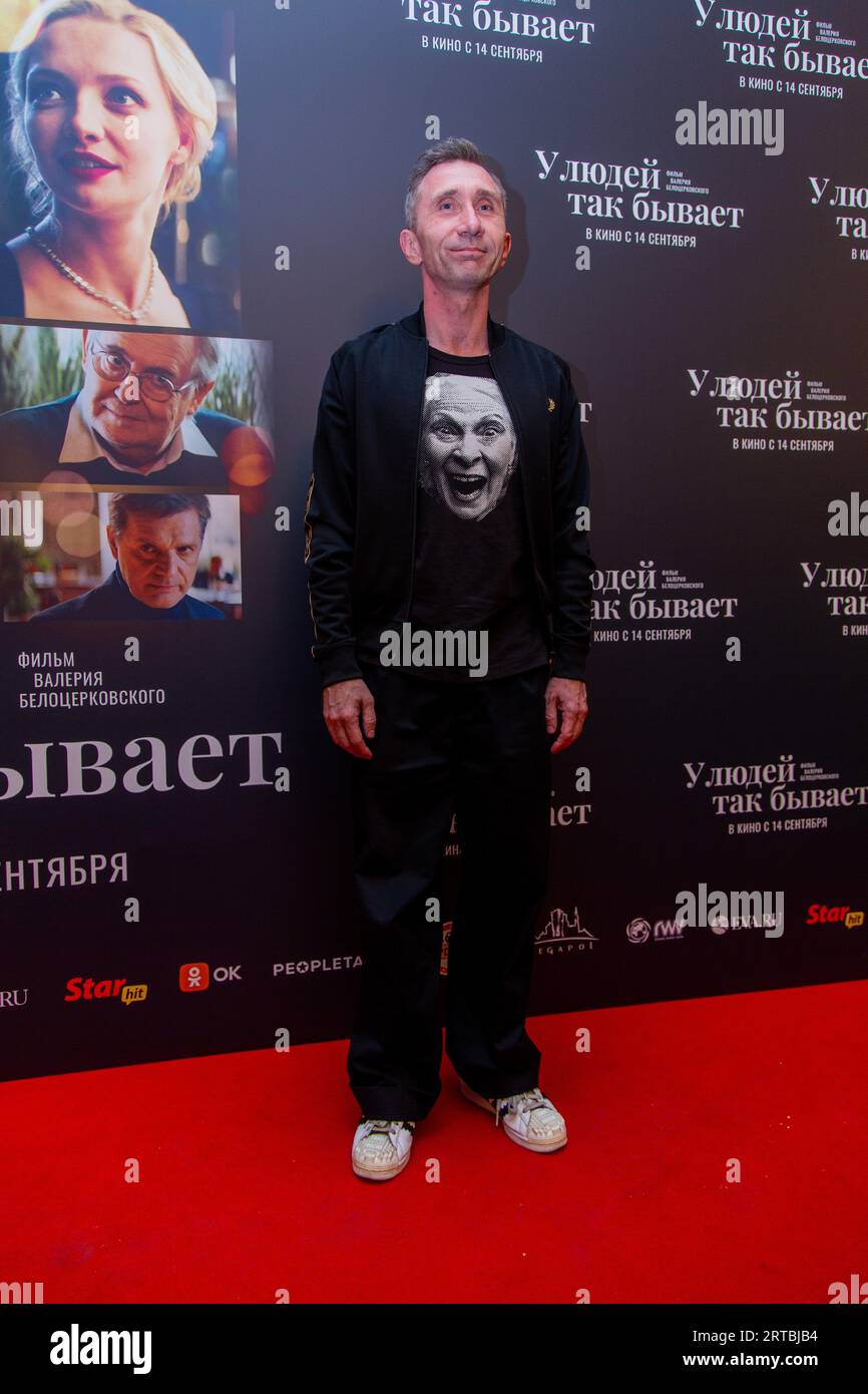 Moscow. Actor Dmitry Grachev at the premiere of the film “It Happens to People.” Stock Photo - Alamy