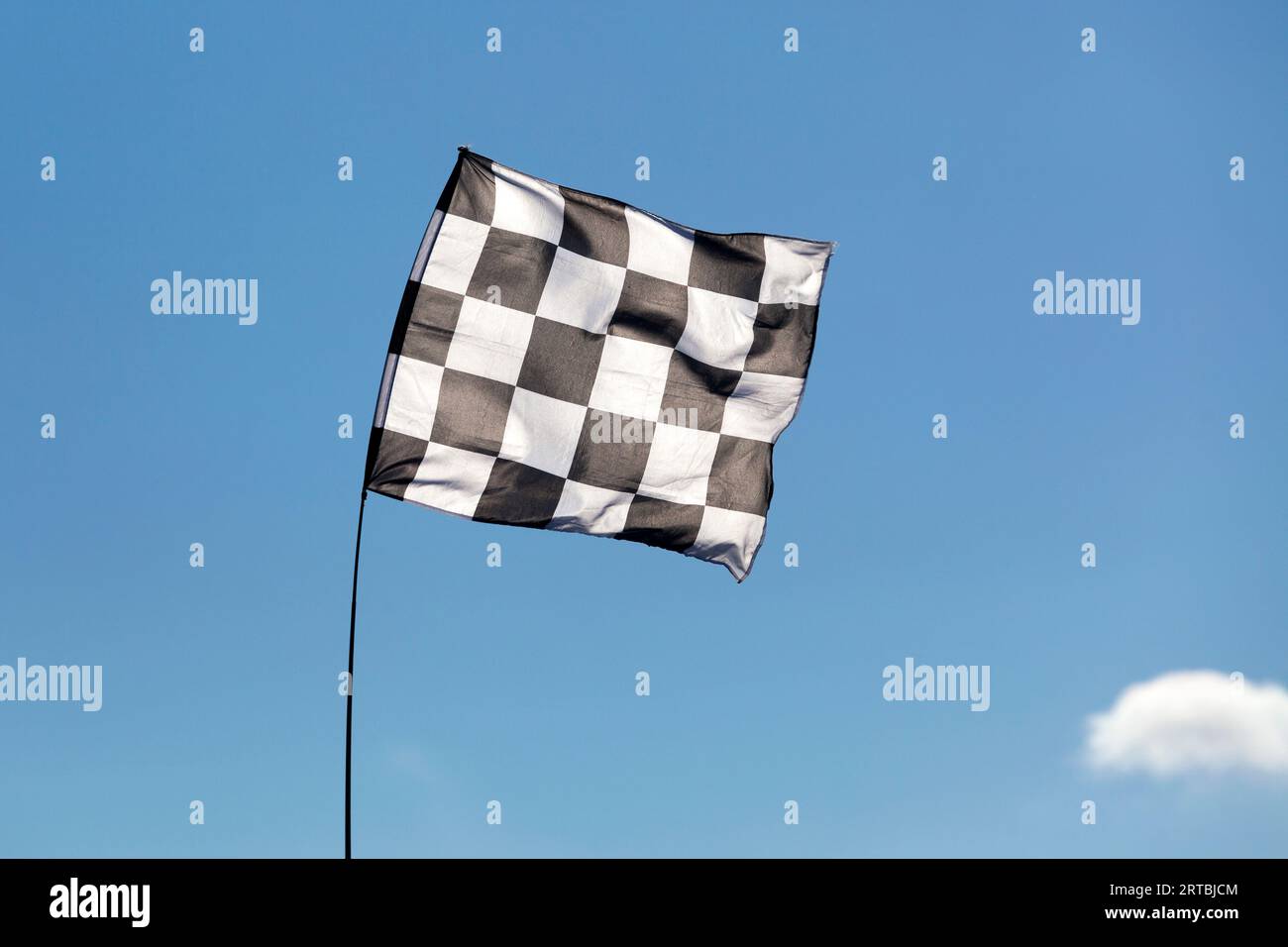 Checkered flag close up hi-res stock photography and images - Alamy