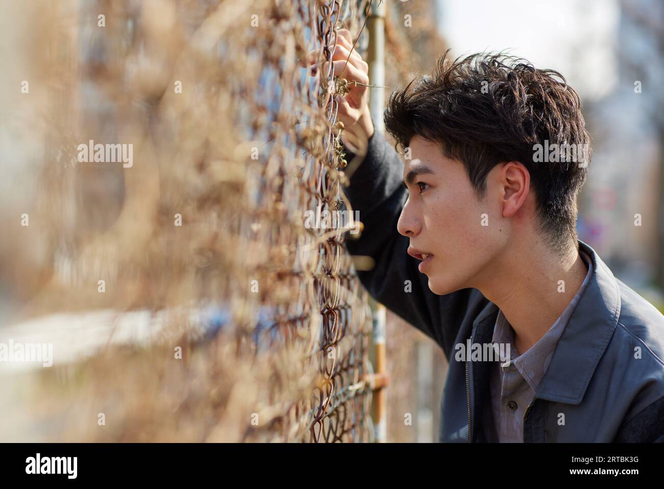 Asian Man Side Profile