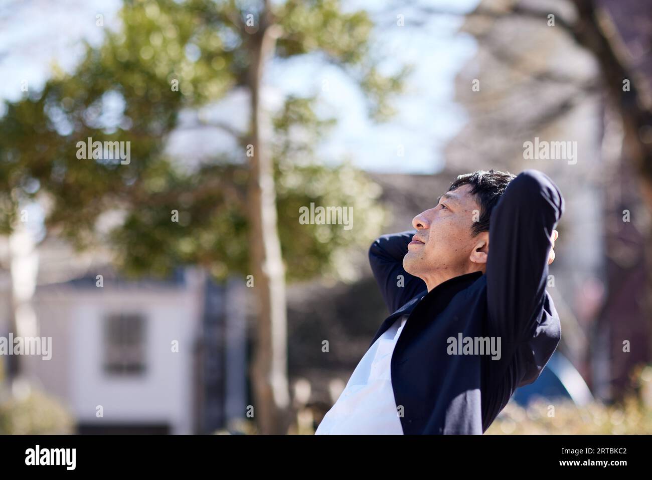 Japanese man portrait Stock Photo - Alamy
