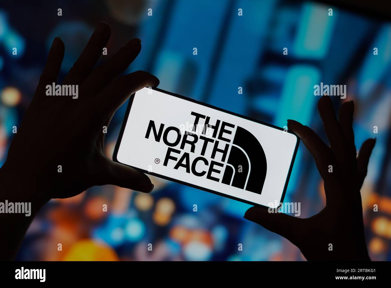 The north face logo hi-res stock photography and images - Alamy