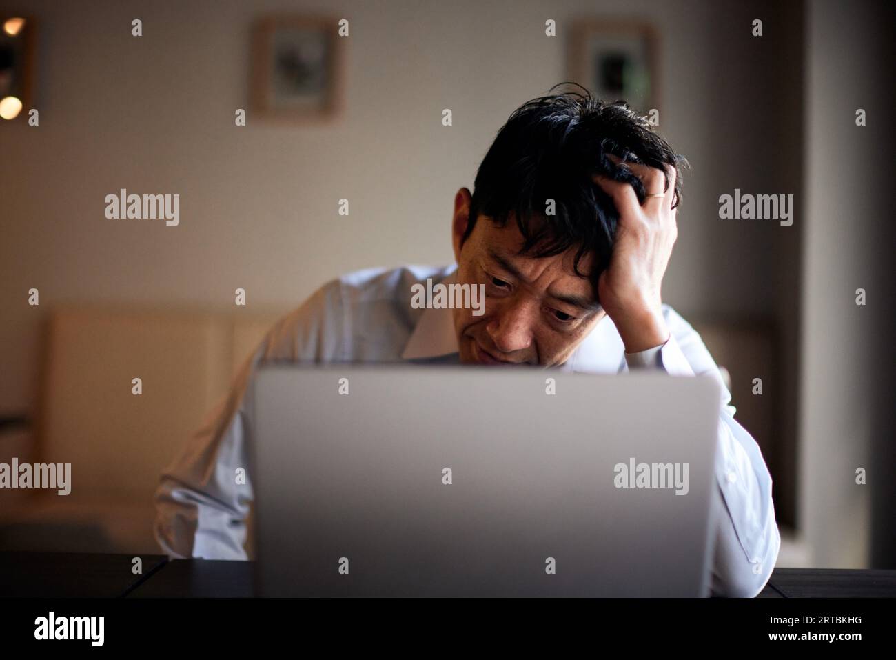 Middle aged man feeling disappointed hi-res stock photography and ...
