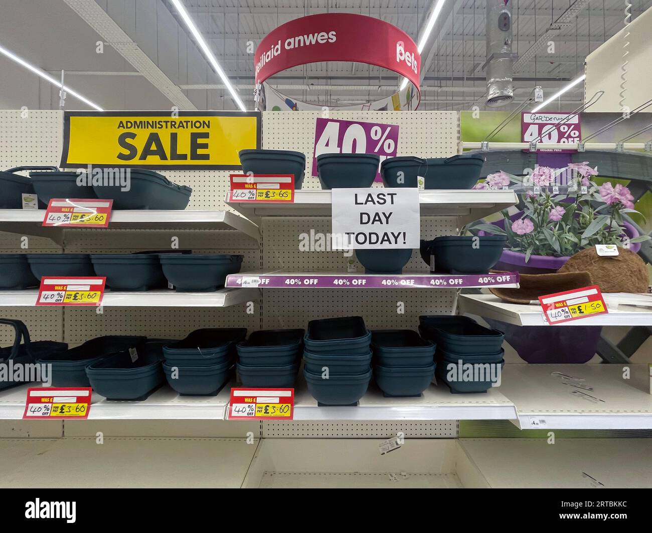 A general view of Cardiff Bay Wilko, one of the first set of Wilko ...