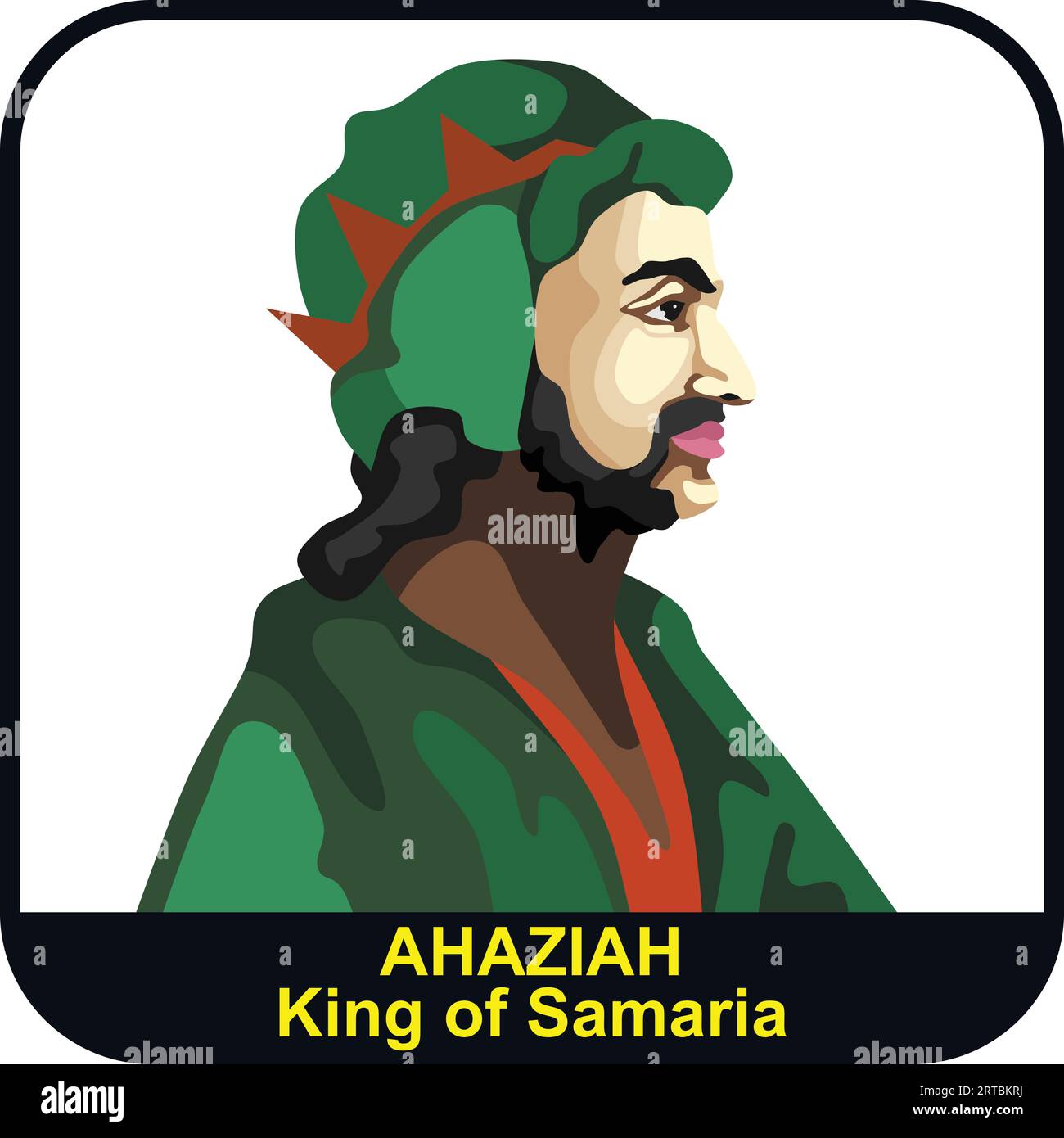 Ahaziah 8th Israel Samaria King Stock Vector Image & Art - Alamy