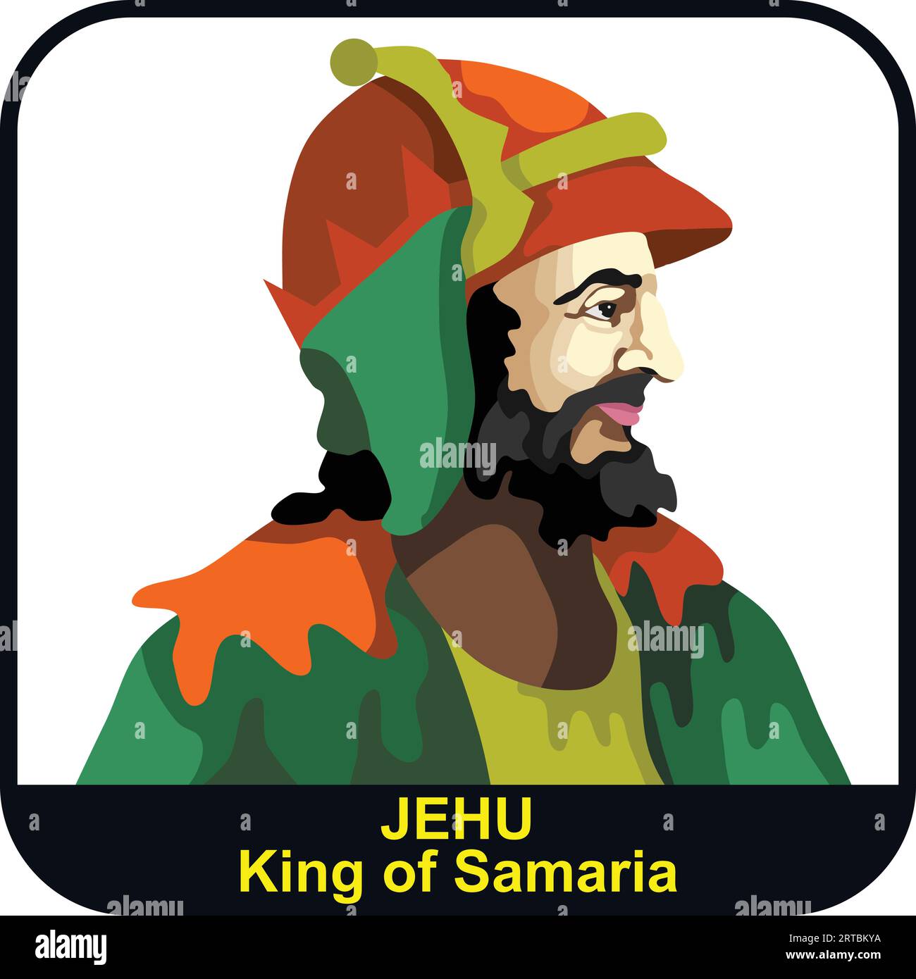 King jehu of israel Stock Vector Images - Alamy