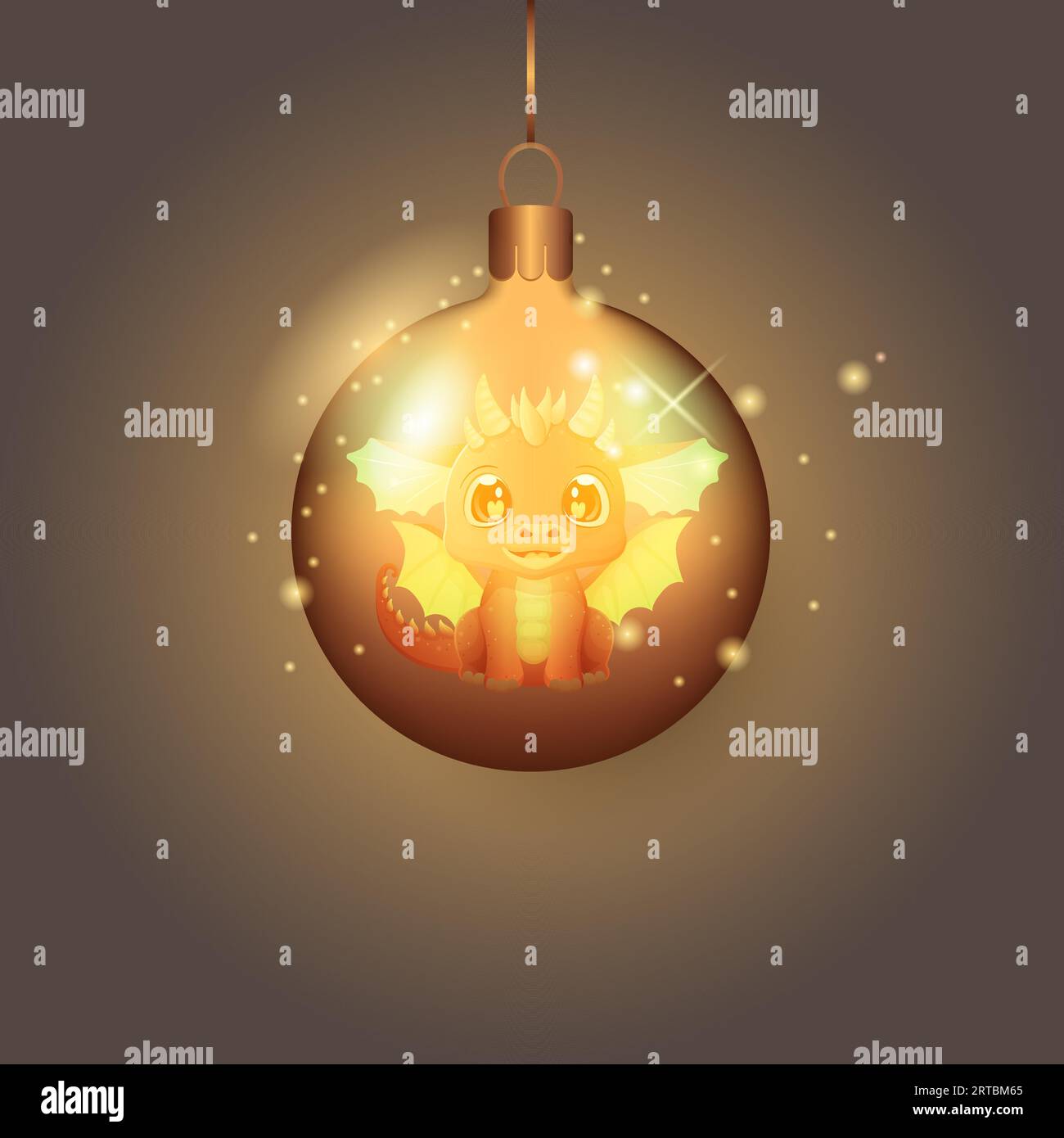 Red dragon toy Stock Vector Images - Alamy