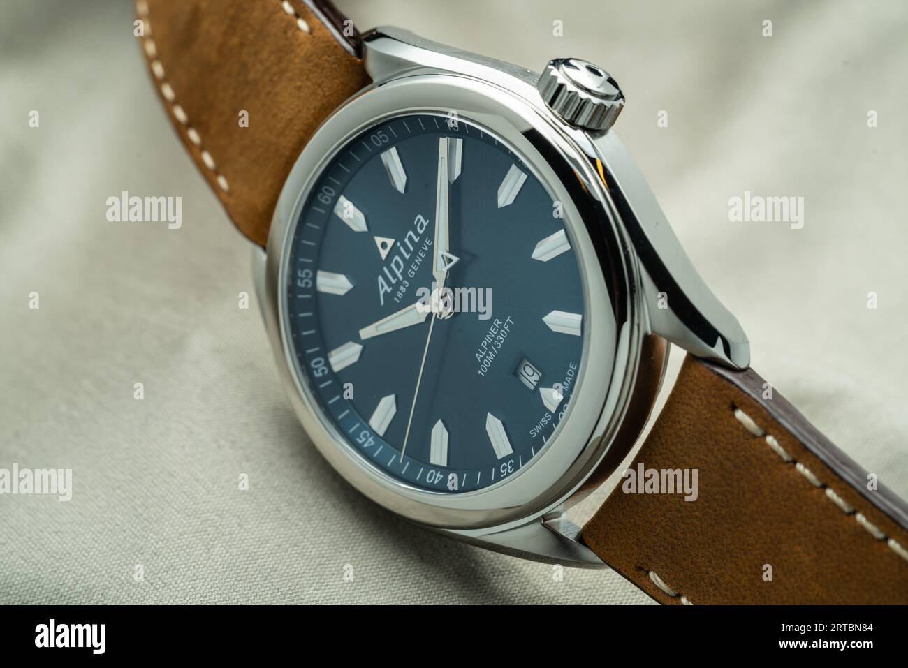 Alpina Alpiner watch Stock Photo - Alamy