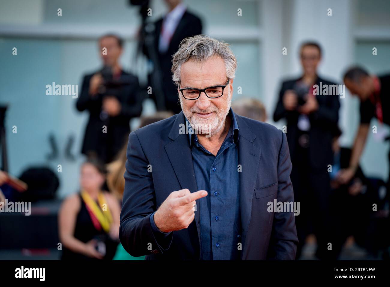 Max Tortora attends a red carpet for the movie "Felicità at the 80th ...