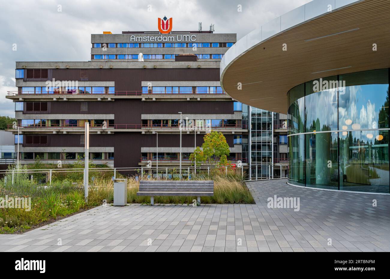 Amsterdam, The Netherlands, 26.08.2023, Front view of the university ...