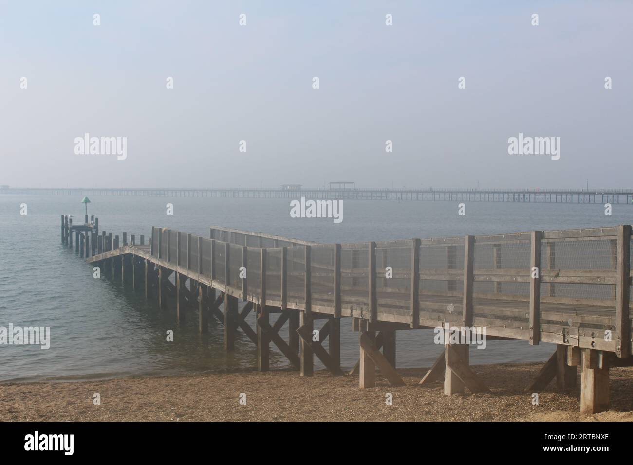 Southend on Sea, Essex, England, UK - Small jetty into the Thames ...