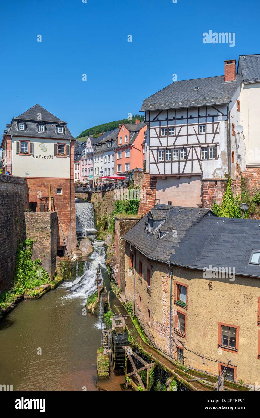 Hackenberger Mill with Leukbach Waterfall and Amuseum, Saarburg, Saar ...