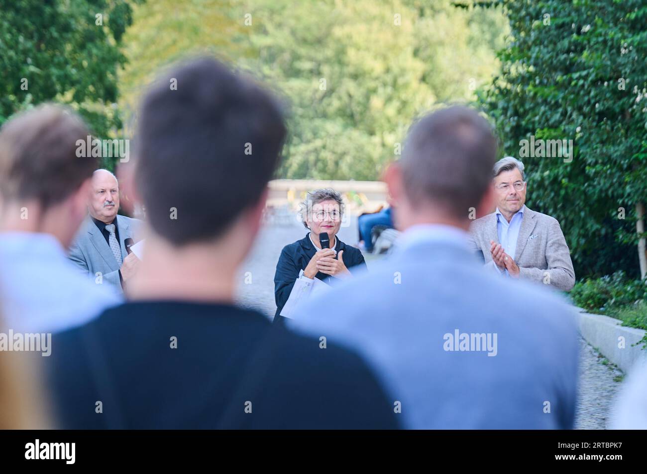 Berlin, Germany. 12th Sep, 2023. Hans-Dieter Hegner (l-r), Director of ...