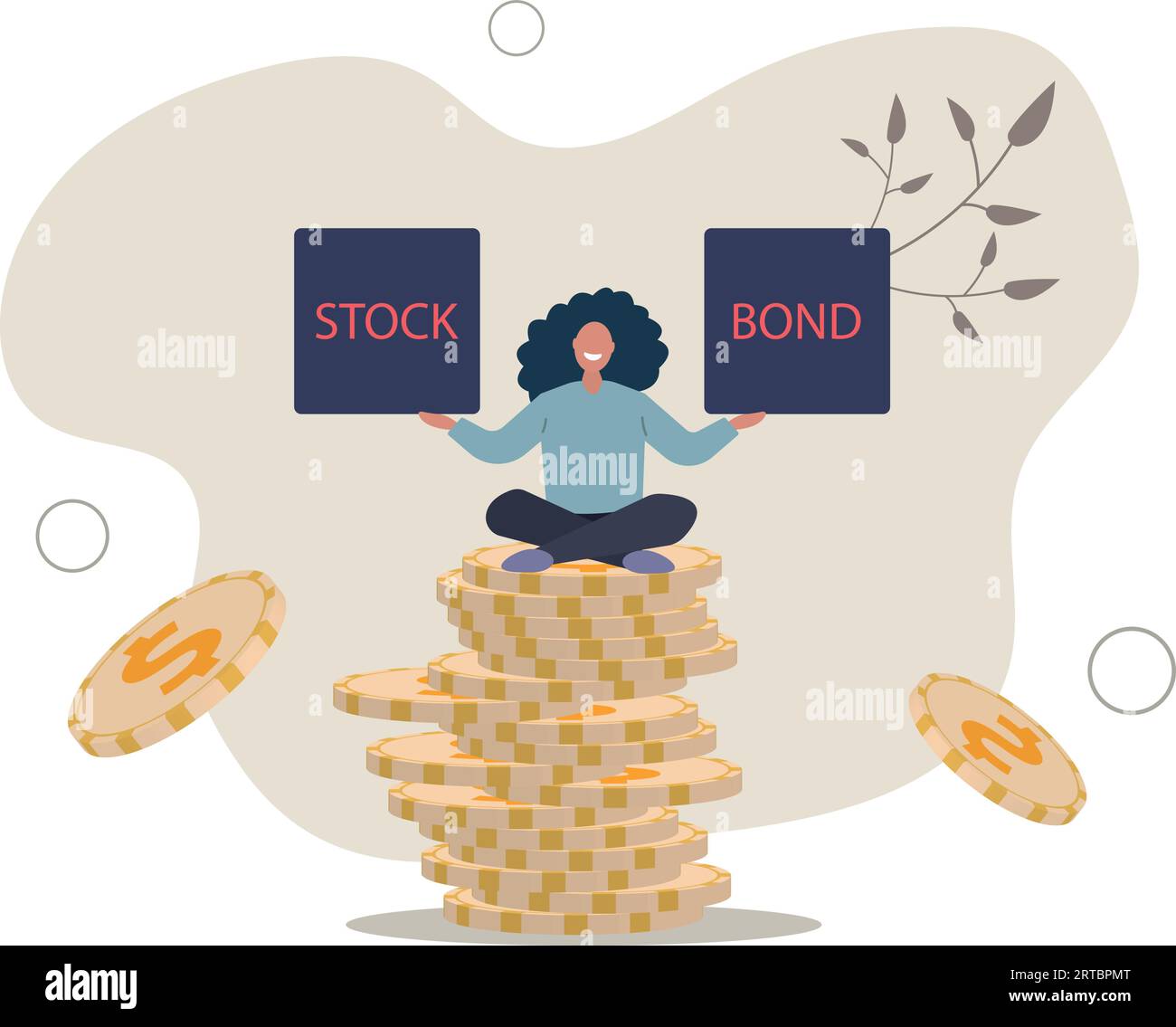 Diversify portfolio investment, rebalance between stocks and bonds ...