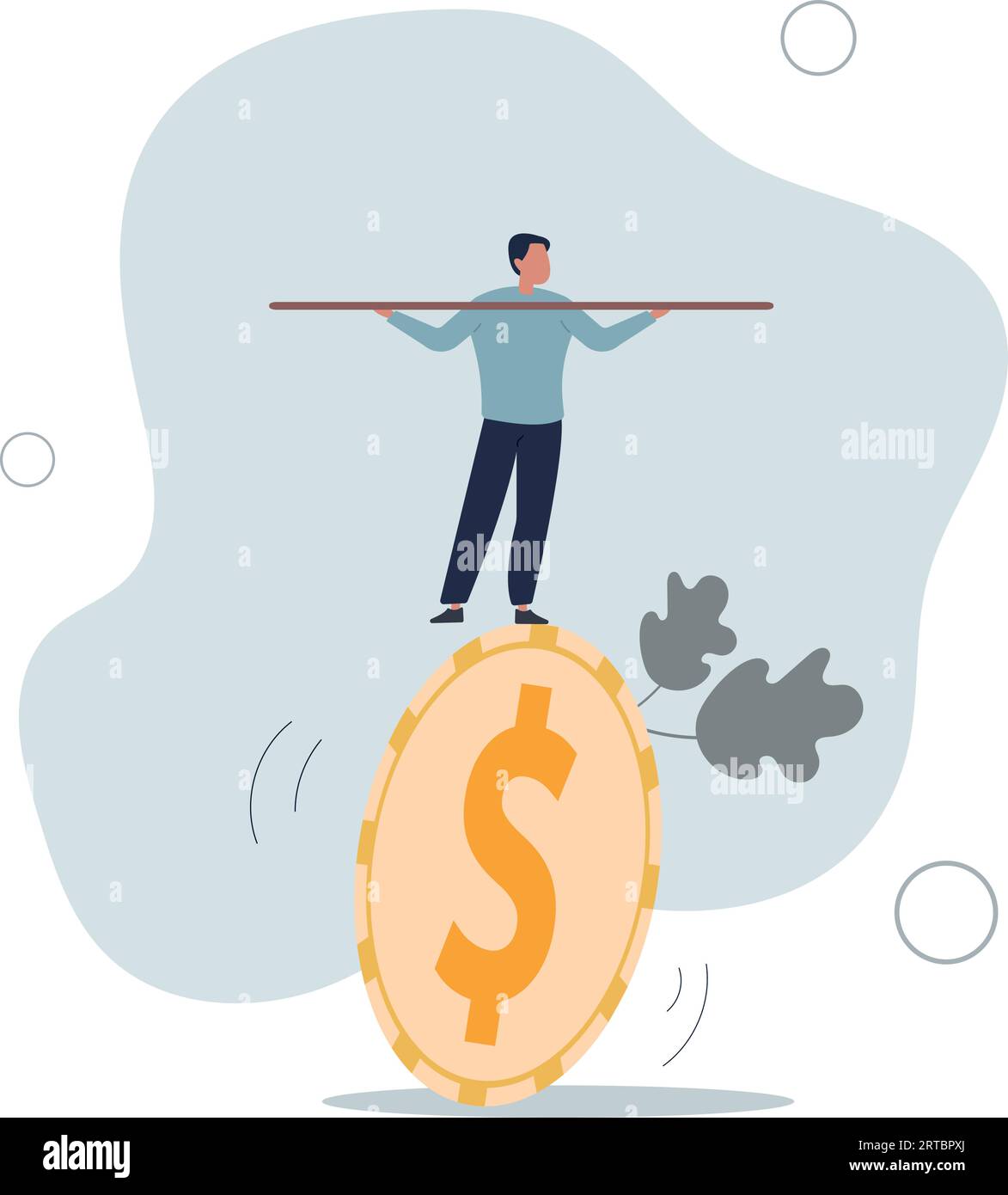 Financial and business risk, banking loan and debt risk, stability or ...