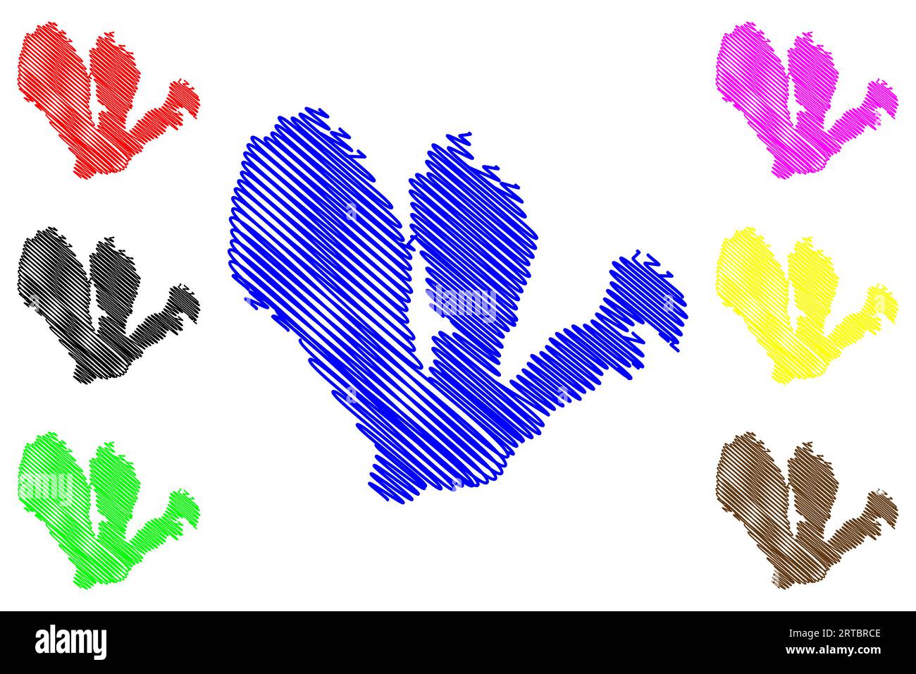 Lake Laguna (Republic of the Philippines) map vector illustration ...