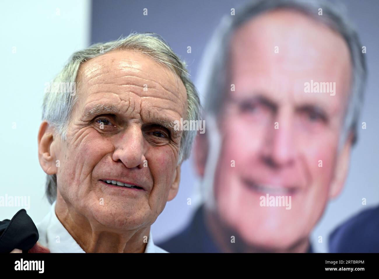 Cologne, Germany. 12th Sep, 2023. Wolfgang Overath, soccer legend and ...