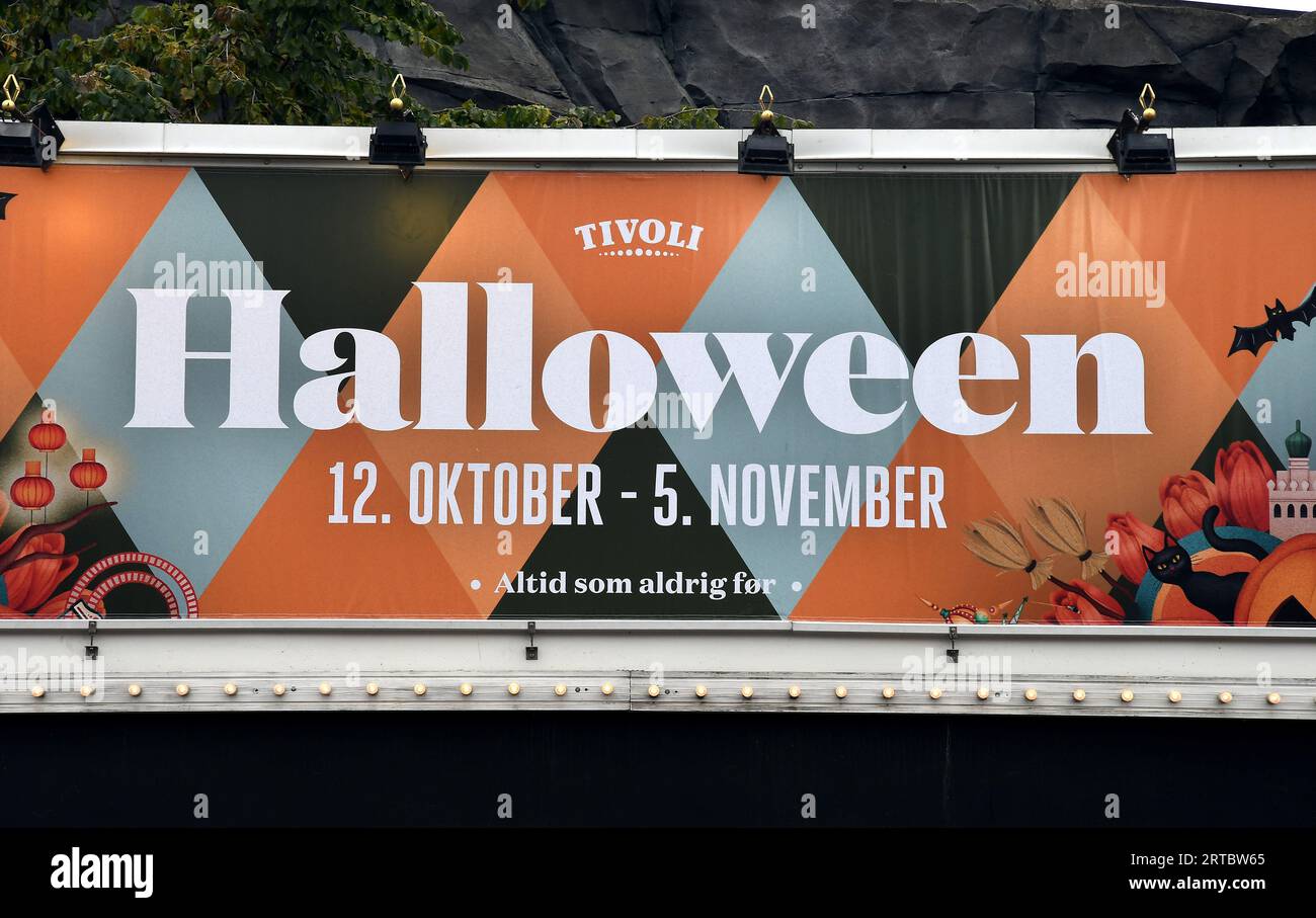 Copenhagen/Denmark/12 September 2023/.Halloween festival fro 12 October ...