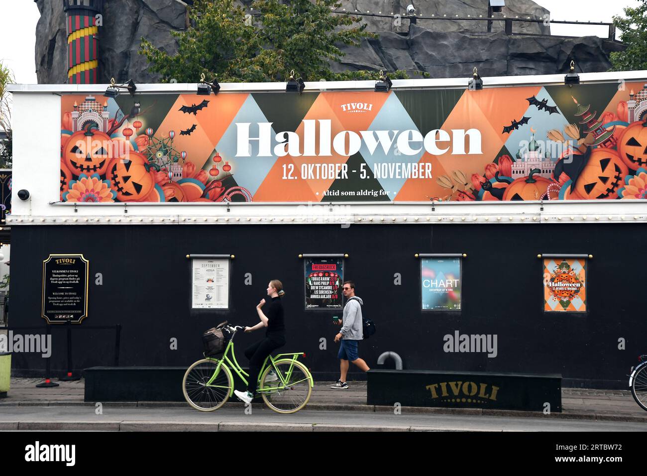 Copenhagen/Denmark/12 September 2023/.Halloween festival fro 12 October ...