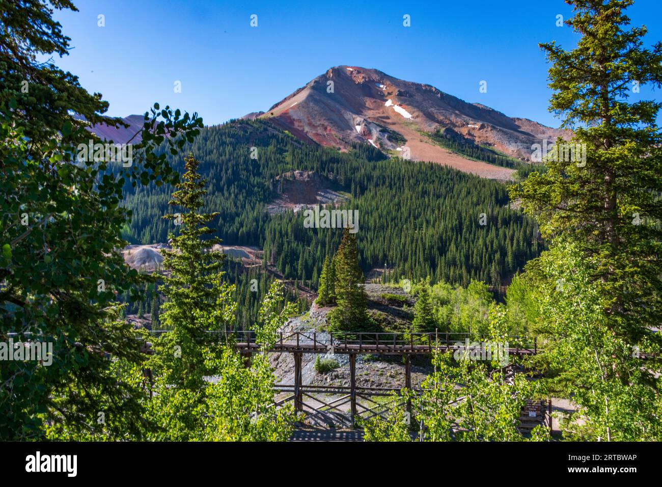 Idarado Ghost town on Red Mountain Pass outside of ionton Colorado ...